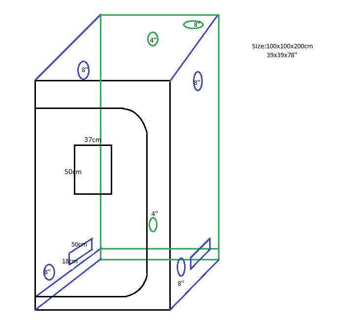 GT 3x3x6 by Fusion Hut grow tent information- GrowDiaries